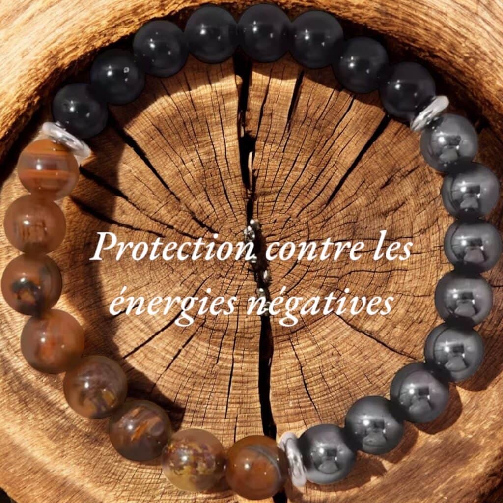 Bracelet de protection – Œil de tigre, Hématite et Tourmaline noire | L ...